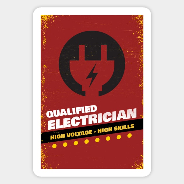 Qualified electrician high voltage high skills, electrician gift, High ...