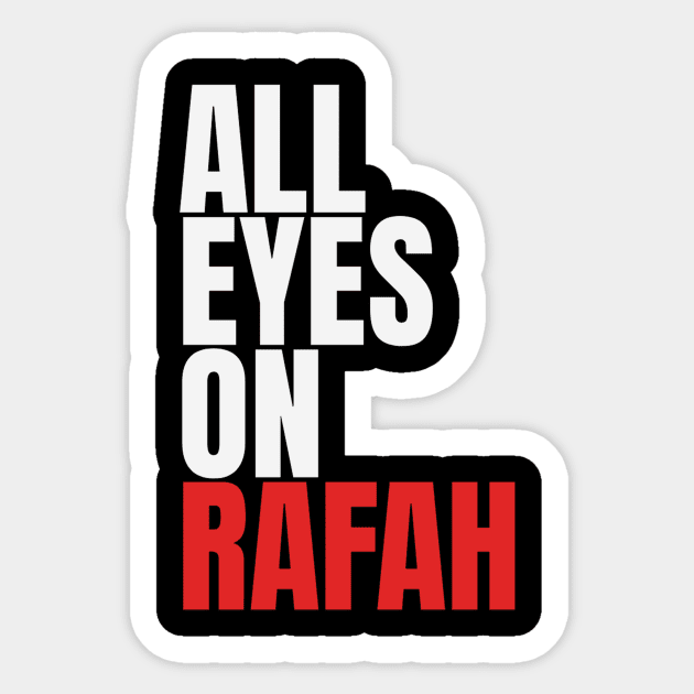 All-Eyes-On-Rafah - All Eyes On Rafah - Sticker | TeePublic