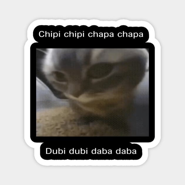 Small Cat meme cute Chipi chipi chapa chapa dubi dubi daba daba - Meme ...
