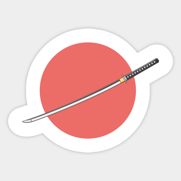Katana Sword - Katana Sword - Sticker | TeePublic