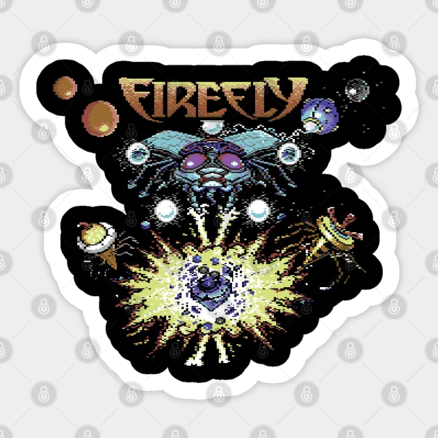 Firefly - C64 - Sticker | TeePublic