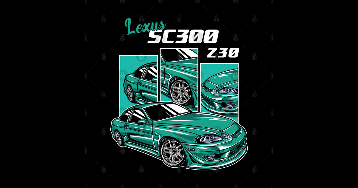 Lexus SC300 - Lexus - Sticker | TeePublic