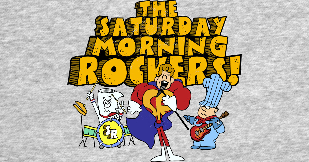 The Saturday Morning Rockers - Schoolhouse Rock - T-Shirt | TeePublic