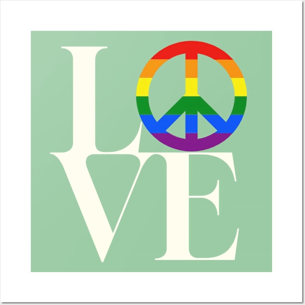 Peace and love - symbol for diversity and inclusion in green - Peace ...