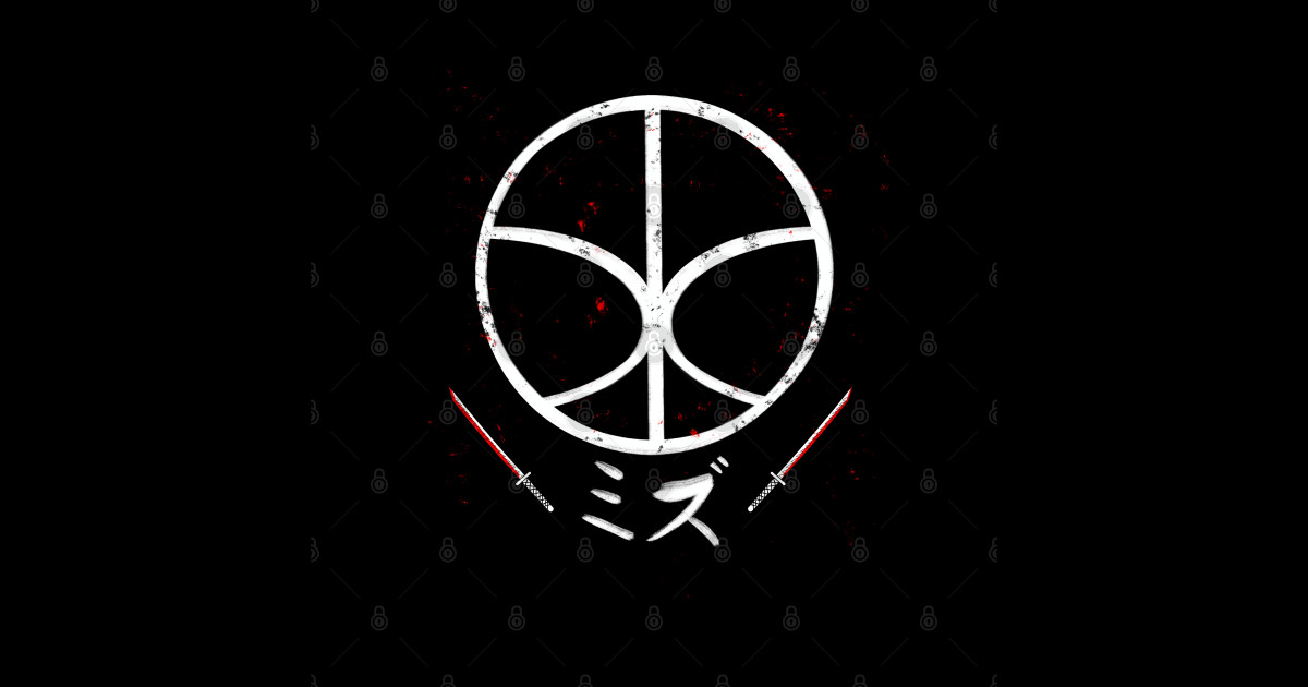 Blue Eye Samurai Mizu Katana Sword Symbol - Blue Eye - Sticker | TeePublic