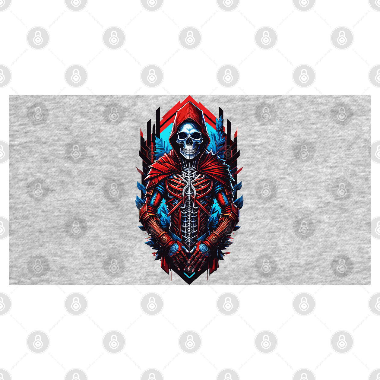 skeleton in red hood - Skeleton - T-Shirt | TeePublic