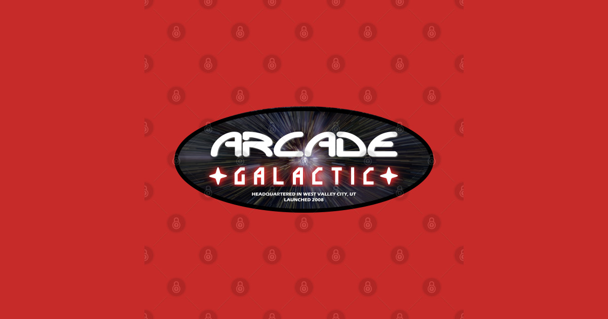 Arcade Galactic - Space Oval - Arcade - T-Shirt | TeePublic