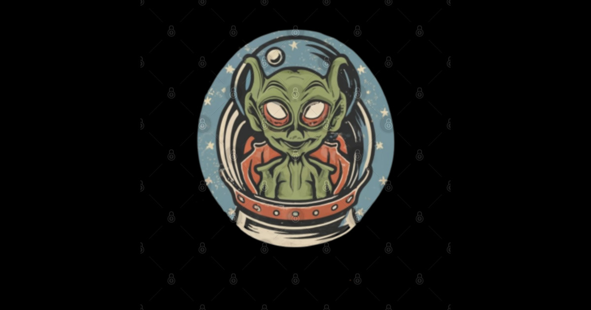 Funny Alien Head - Aliens Head - Sticker | TeePublic