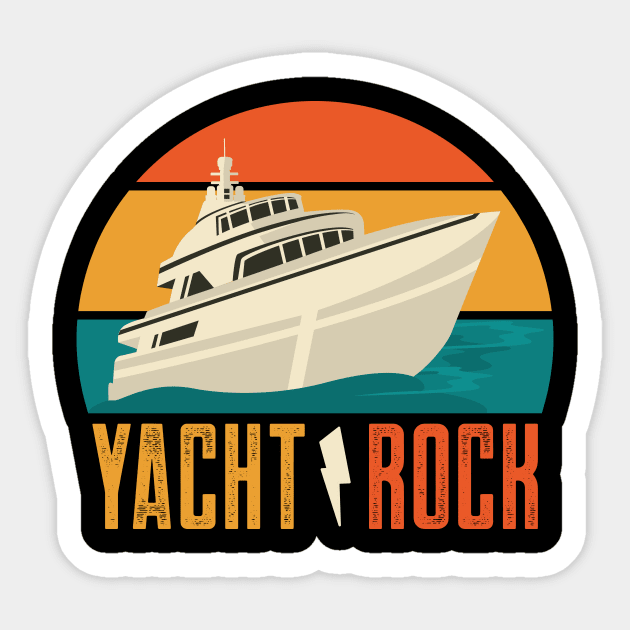 Yacht Rock - Yacht Rock - Sticker | TeePublic