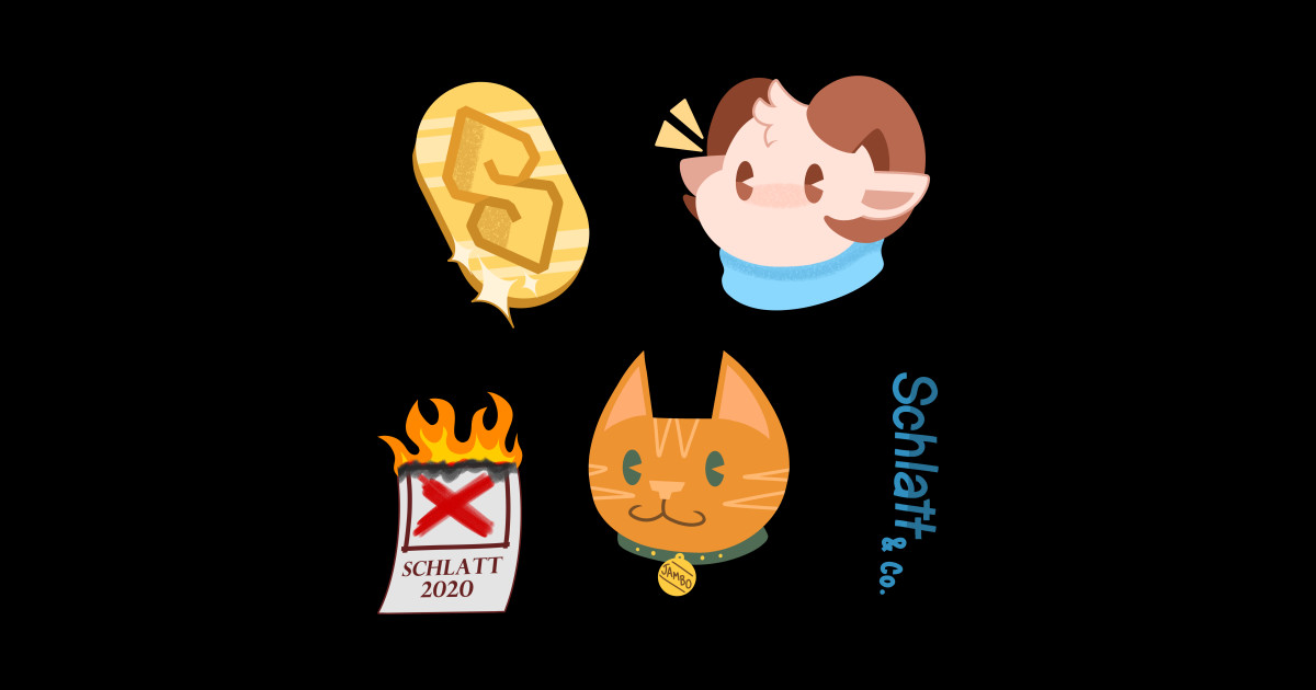 Jschlatt Reference Sticker Set - Jschlatt - Sticker | TeePublic