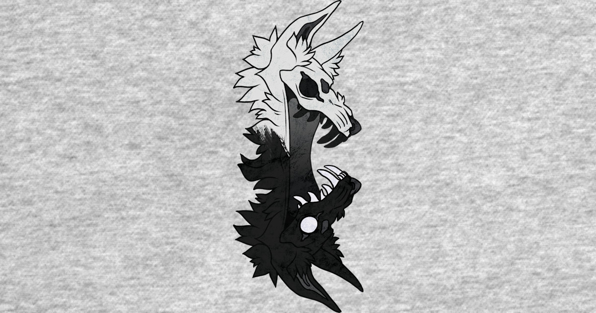 DUALITY WOLF V1 - Wolf - T-Shirt | TeePublic