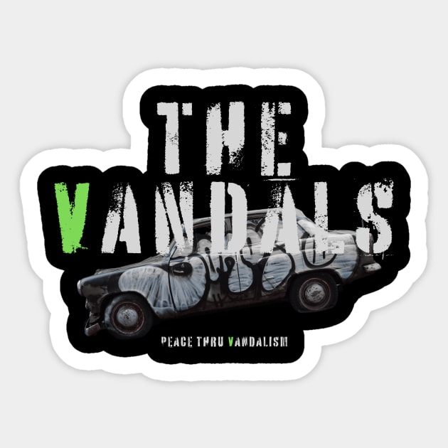 the vandals | retro design - The Vandals - Sticker | TeePublic