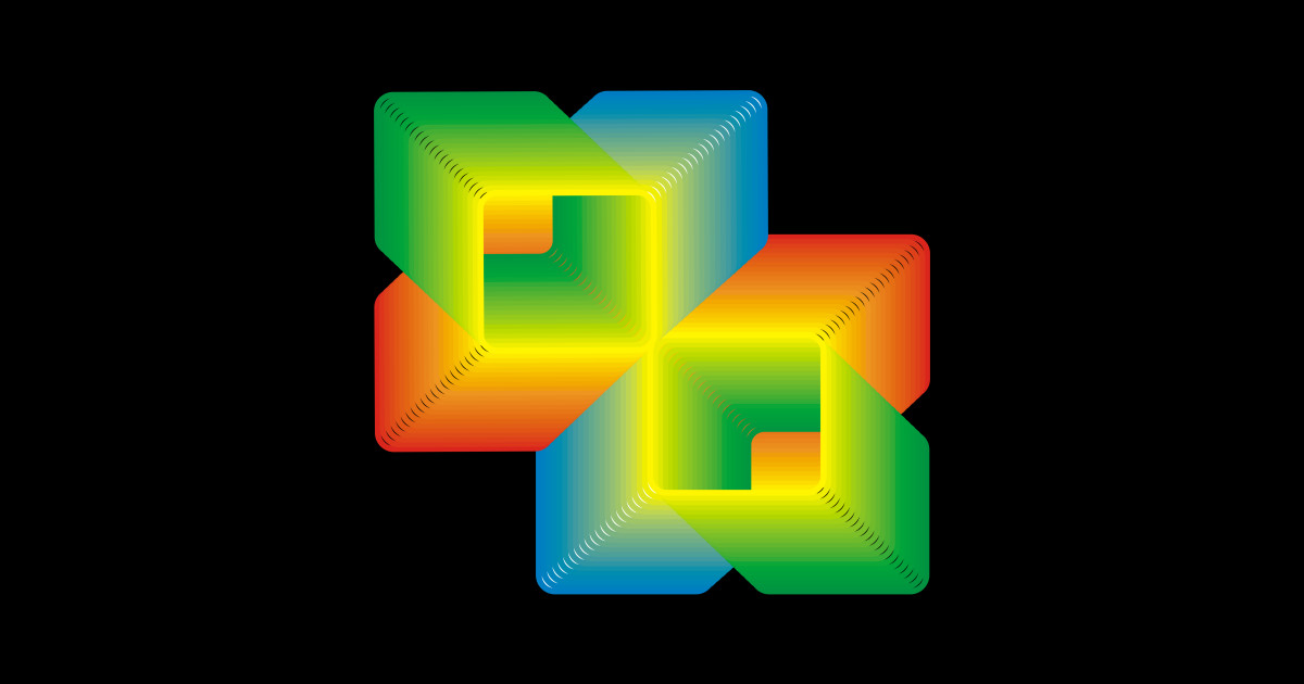 Cubed Windows - Windows - Sticker | TeePublic