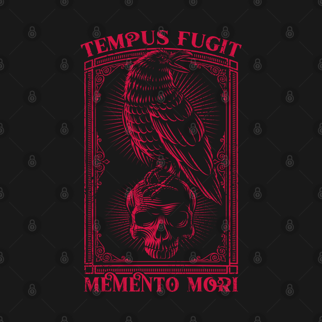 Tempus Fugit Memento Mori Latin Phrase Gift - Tempus Fugit Memento Mori ...