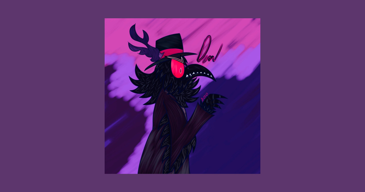 Edgar Allen Crow Halloween Horror Nights Portrait - Horror Nights - T ...