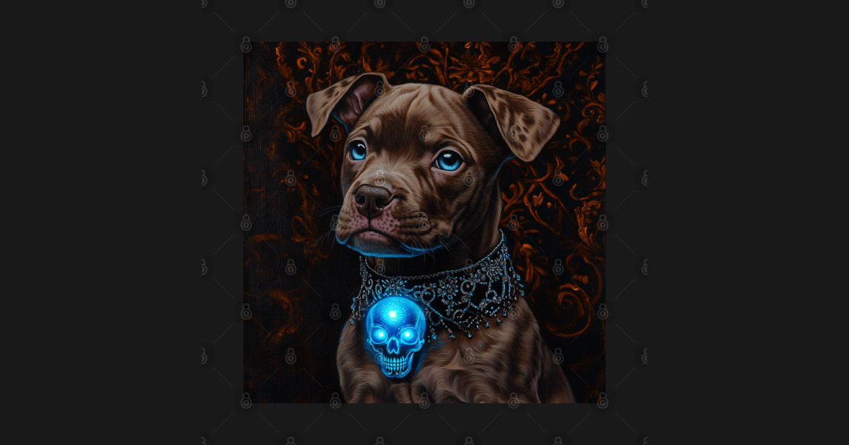 Gothic Merle American Bully - American Bully - T-Shirt | TeePublic