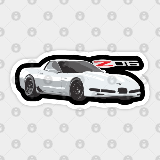c5 corvette z06 - Corvette Z06 - Sticker | TeePublic