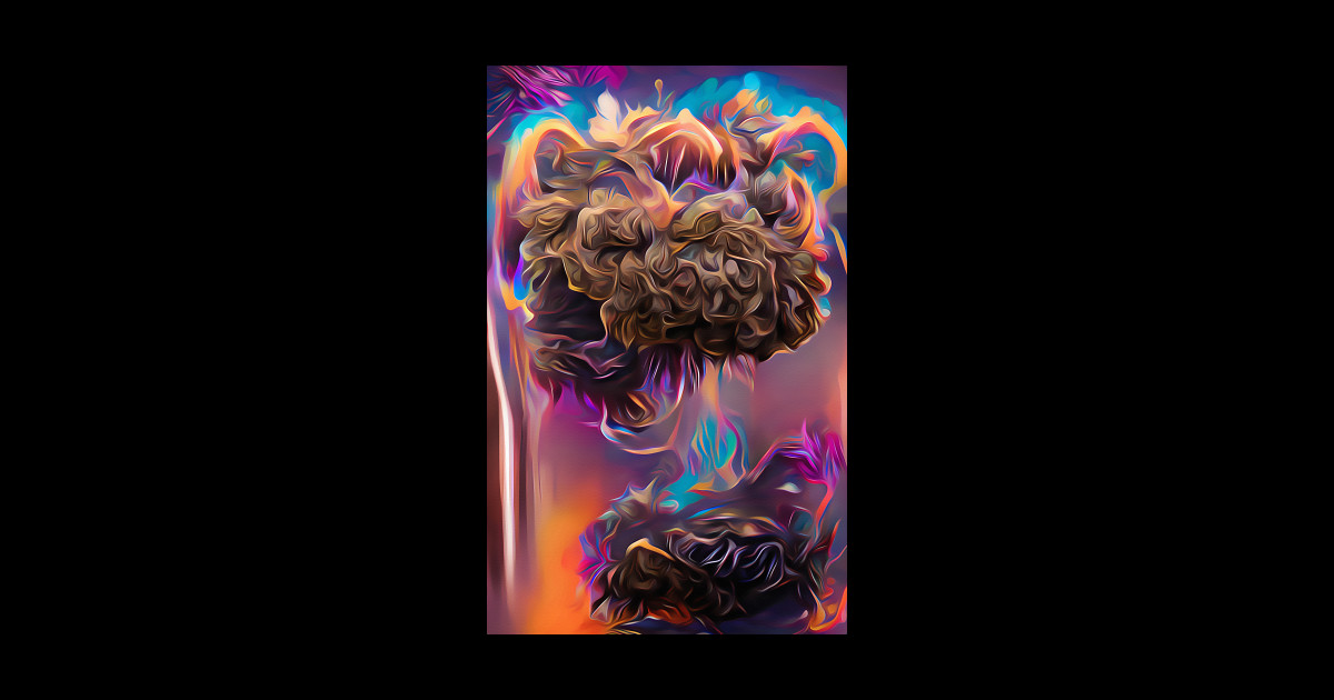 Black Layered Bubbly Gleaming Nug Hightimes Weed - Nugs - Sticker ...