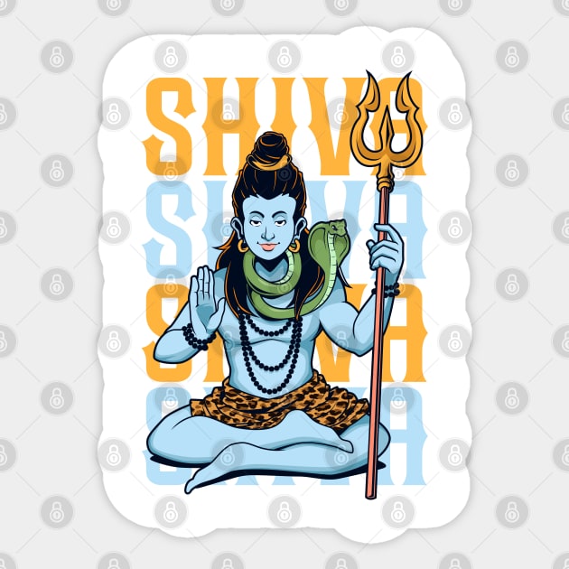 Hindu God - Shiva - Shiva - Sticker | TeePublic