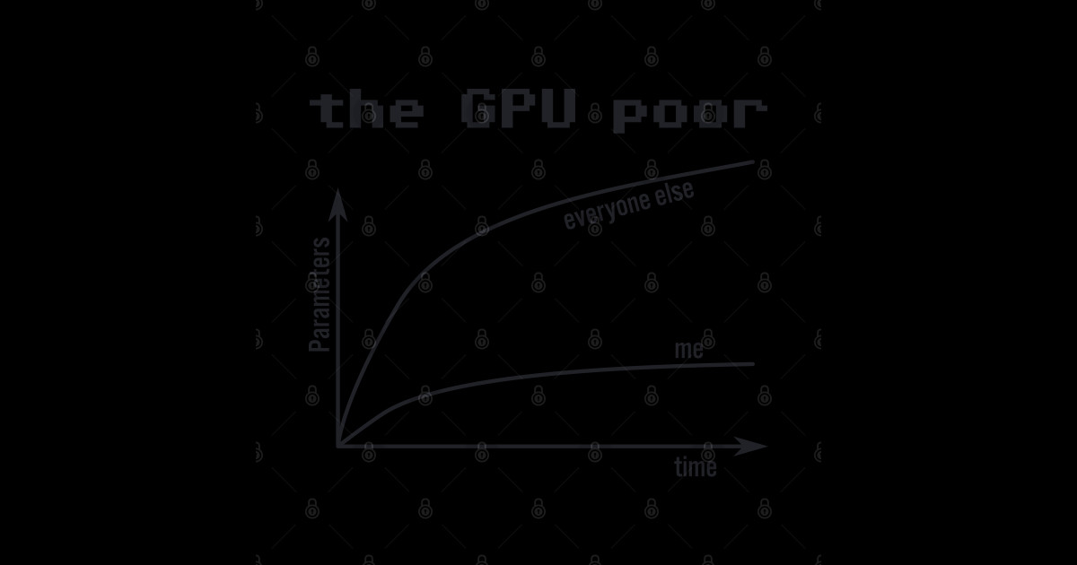 the GPU poor (light) - Gpu - Sticker | TeePublic