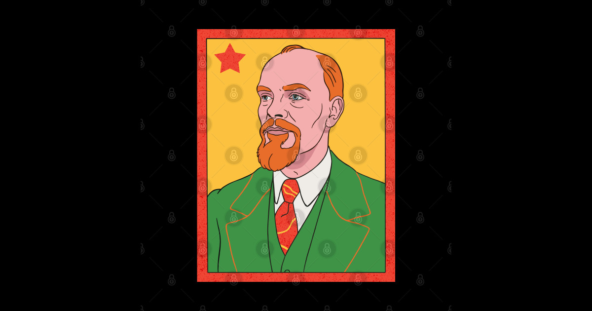 Lenin Pop Art Original Design - Lenin - Sticker | TeePublic