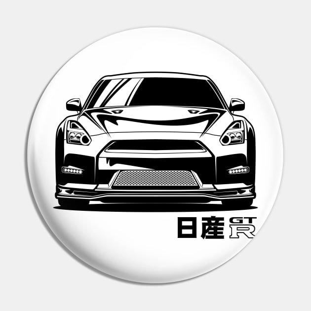 Nissan GTR R35 - Nissan Gtr - Pin | TeePublic