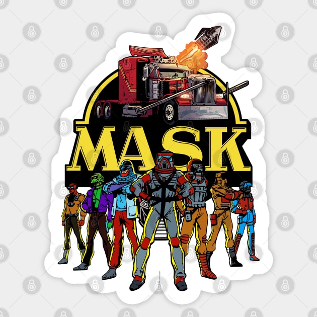 Mobile Armored Strike Kommand - Mask - Sticker | TeePublic