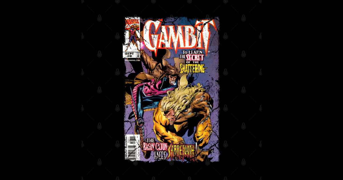 Gambit Vs Sabretooth - Gambit - Posters and Art Prints | TeePublic