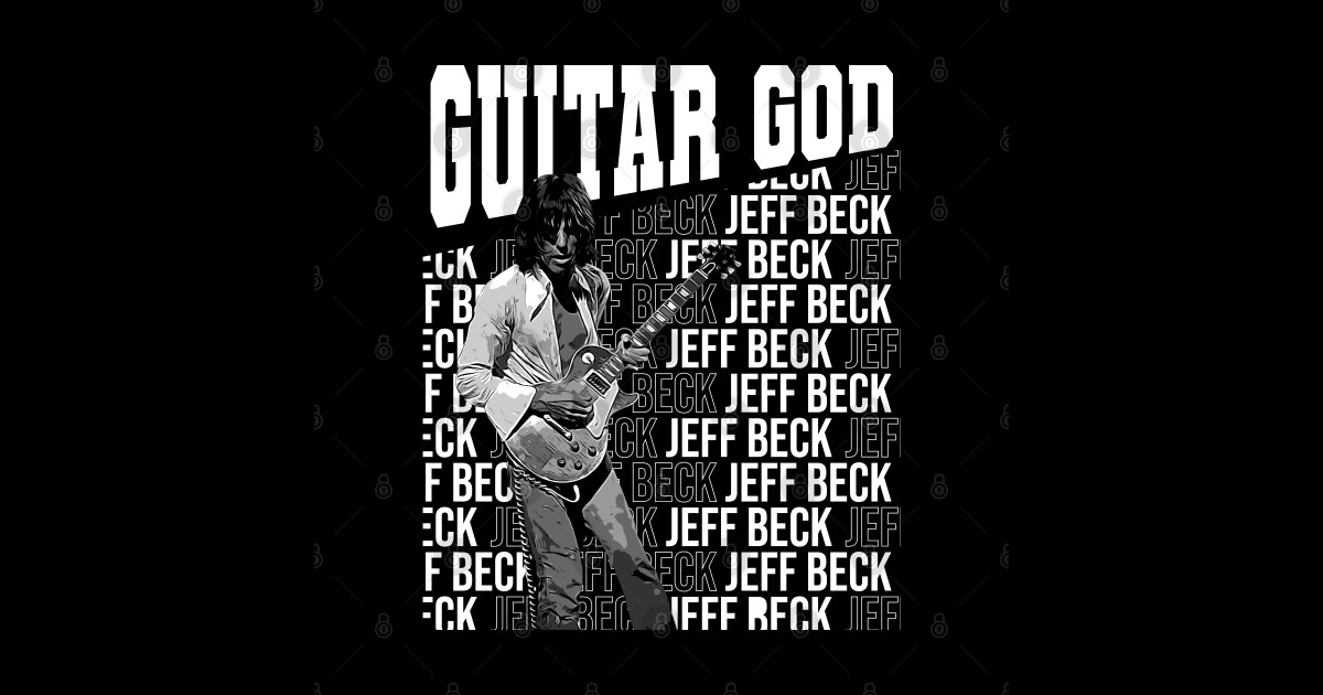 Jeff Beck // Guitar god // 80s - Jeff Beck - Sticker | TeePublic