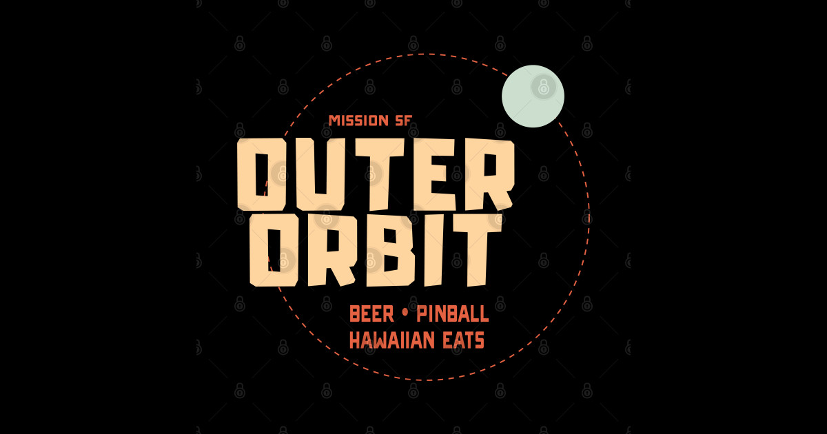 Outer Orbit Flinstone Logo - Logo - Posters and Art Prints | TeePublic