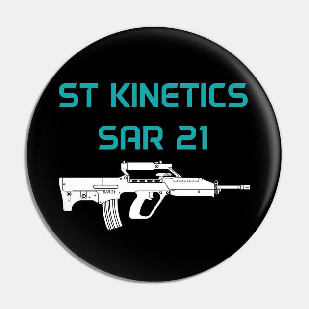 Assault Rifle SAR 21 - Assault Rifle - Pin | TeePublic