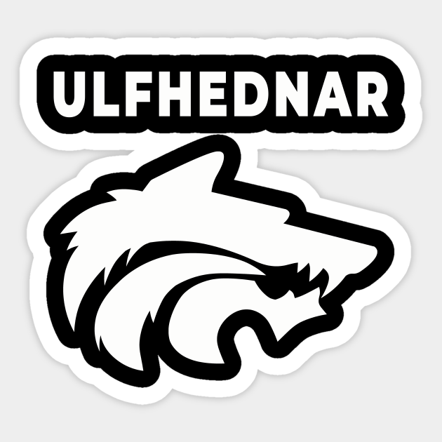 Ulfhednar (White Logo Front & Back) - Viking - Sticker | TeePublic