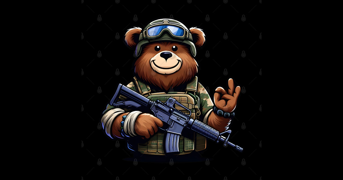 Tactical Bears - Tactical - Sticker | TeePublic