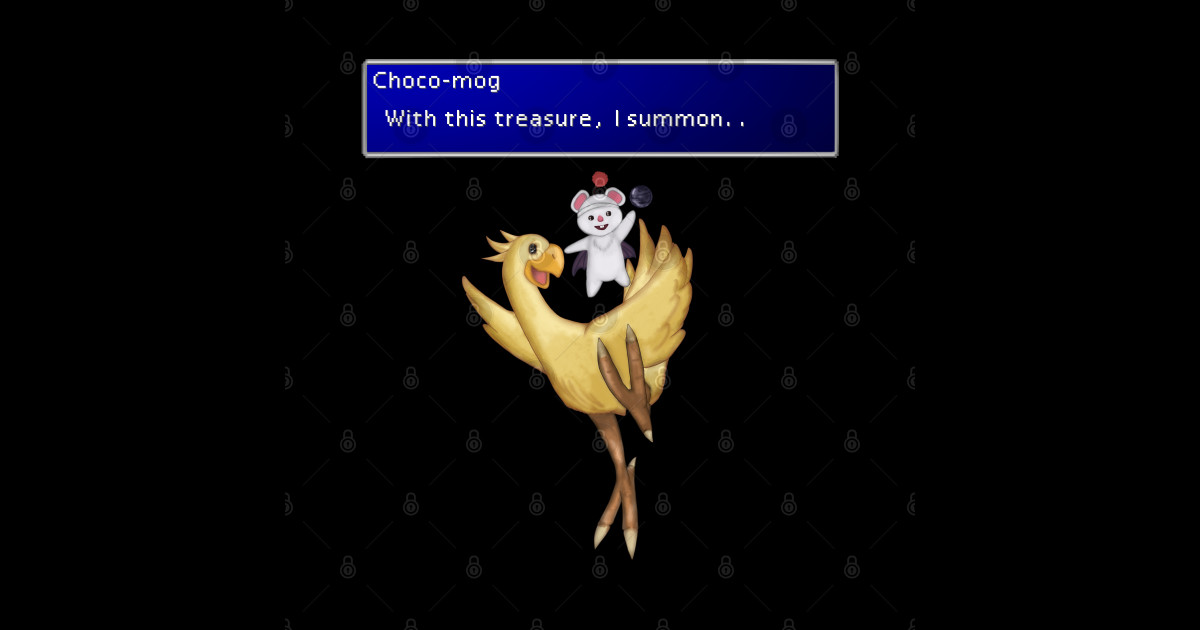 Choco - Mog Final Fantasy VII - Chocomog - Sticker | TeePublic