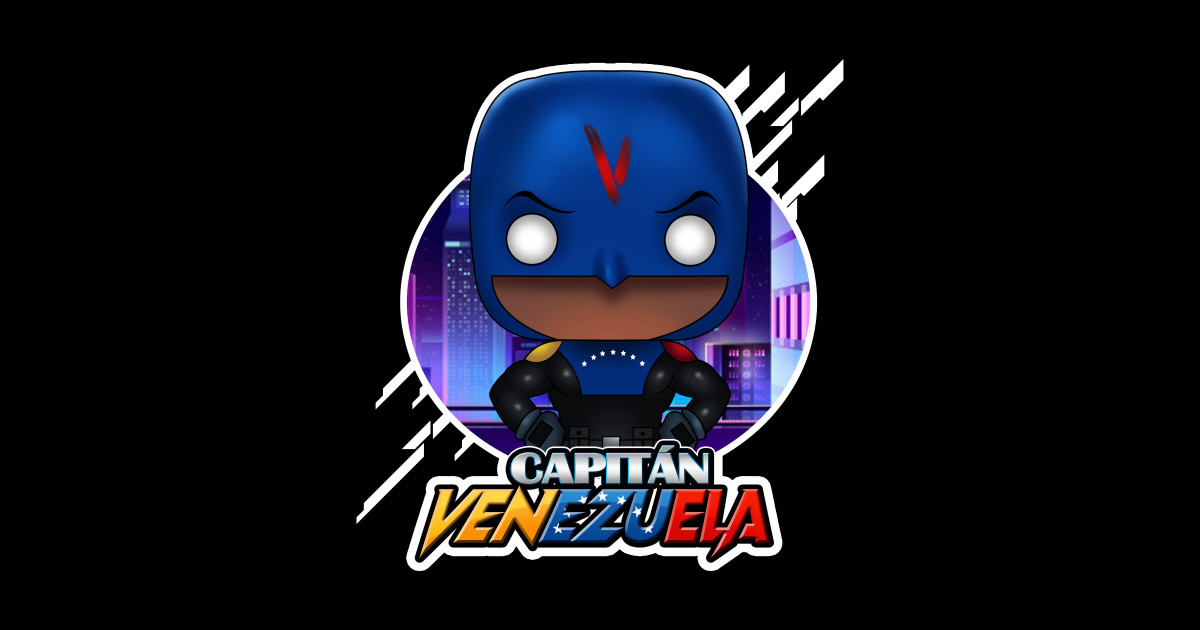 Capitan Venezuela Funko - Venezuela - Sticker | TeePublic