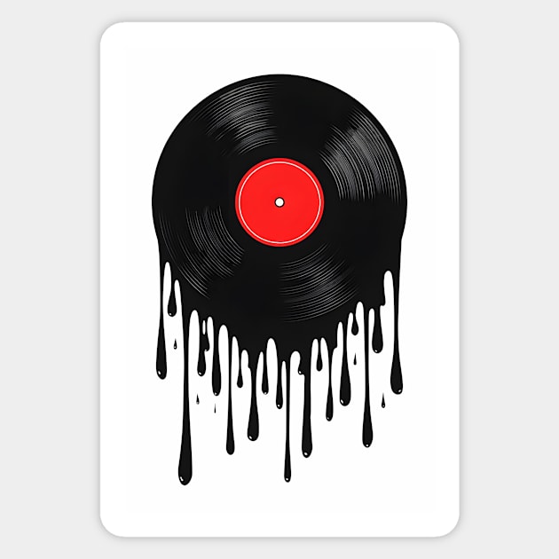 Classic Vinyl Record - Vintage Music - Sticker | TeePublic