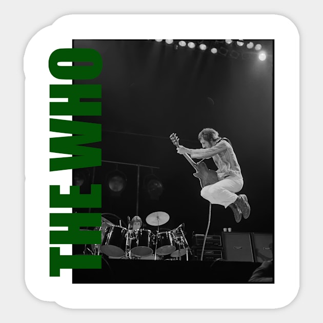 The Who // Retro Aesthetic Fan Art // 80s - The Who - Sticker | TeePublic