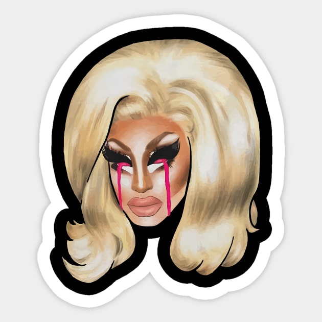 trixie-no-mattel-one - Singer - Sticker | TeePublic