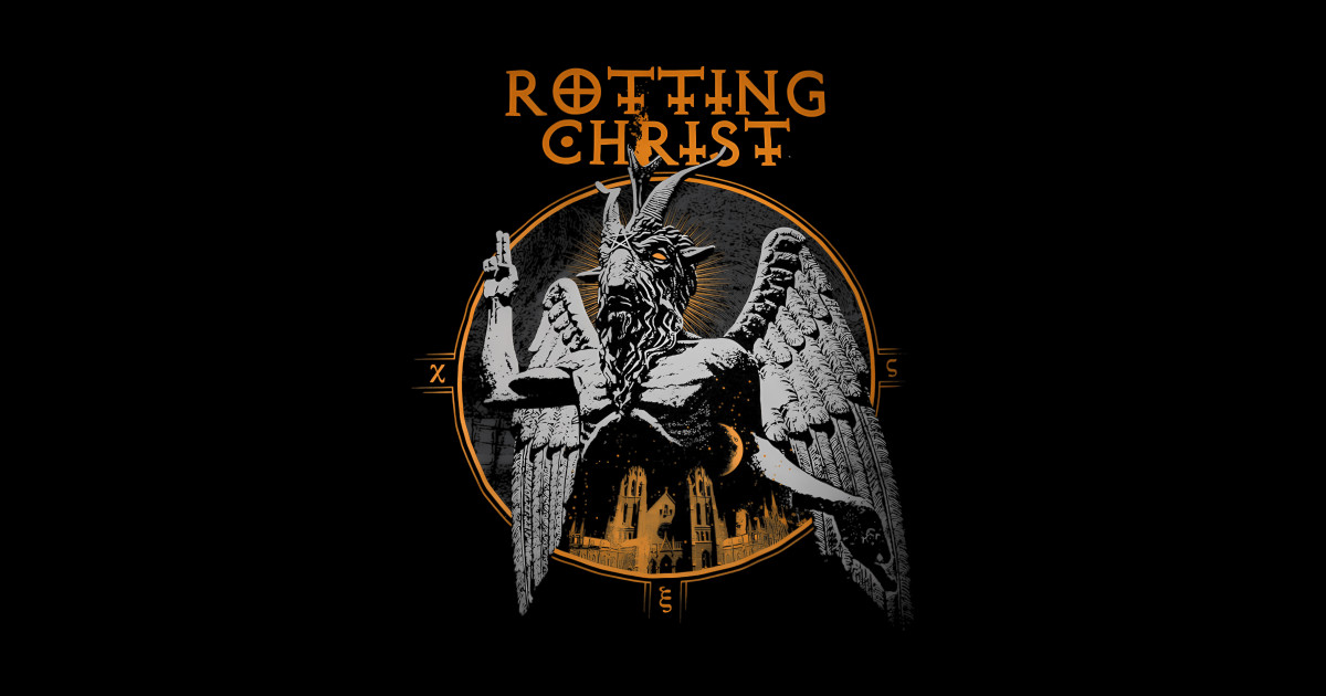 Rotting Christ – Baphomet Cathedral Design - Rotting Christ - Posters ...
