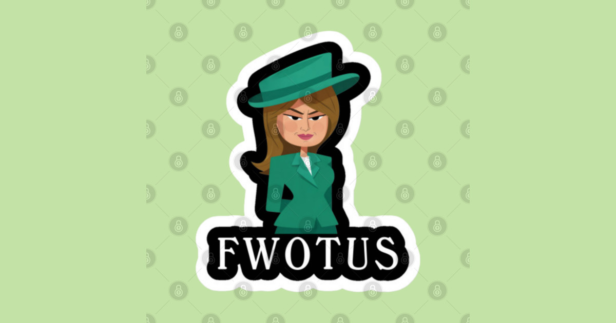 FWOTUS - Melania - Sticker - Front - Resistance Movement - T-Shirt ...