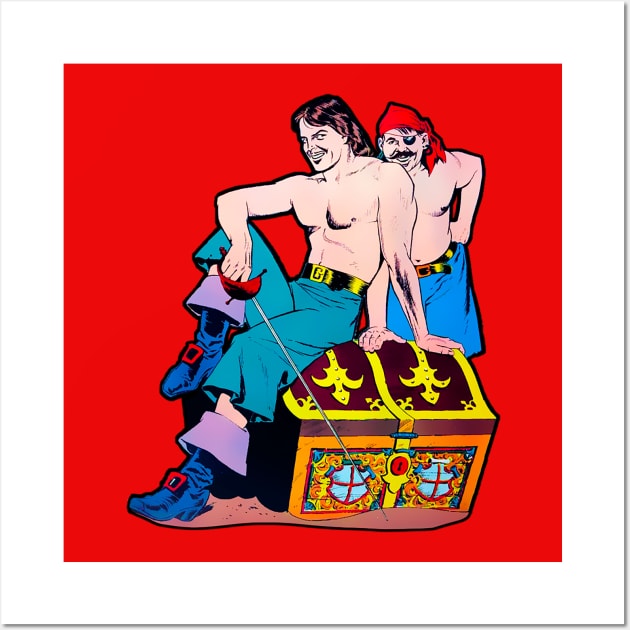 shirtless pirates - Pirate Treasure - Posters and Art Prints | TeePublic