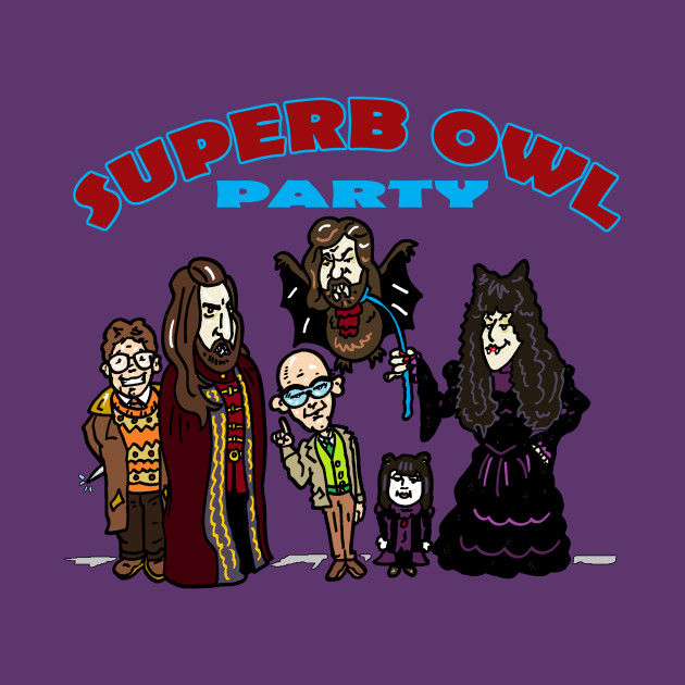The Superb Owl Party What We Do In The Shadows T Shirt Teepublic