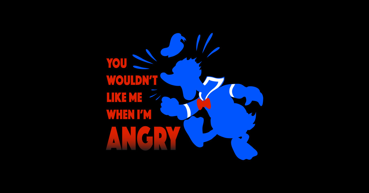 Donald Duck Smash Donald Duck Sticker Teepublic