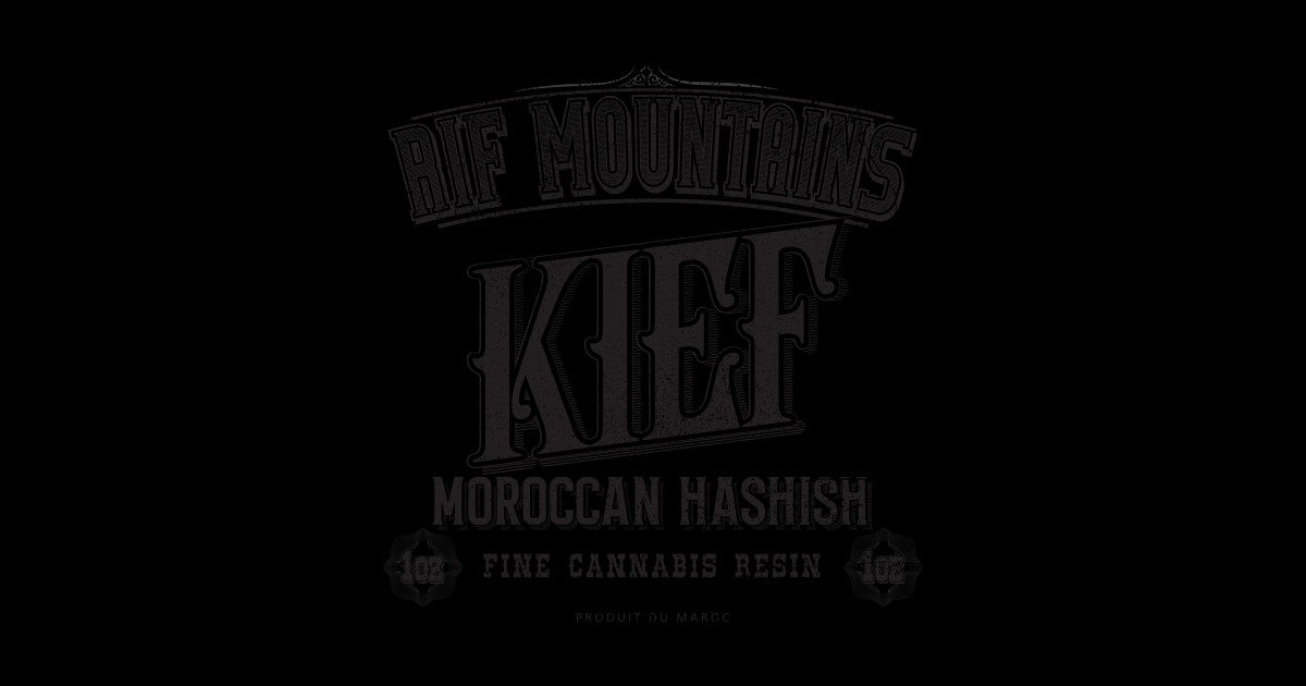 Moroccan Kief (dark print) - Marijuana Design - Sticker | TeePublic