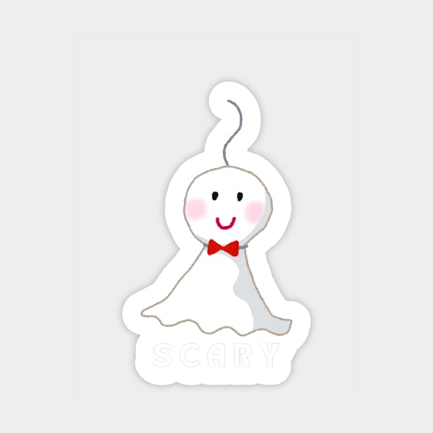 Scary ghost funny - Funny Ghost - Sticker | TeePublic