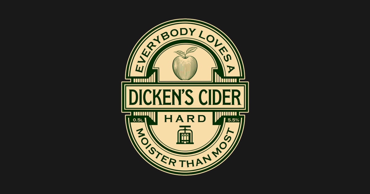 Dicken's Cider Label - Dickens Cider Label - T-Shirt | TeePublic