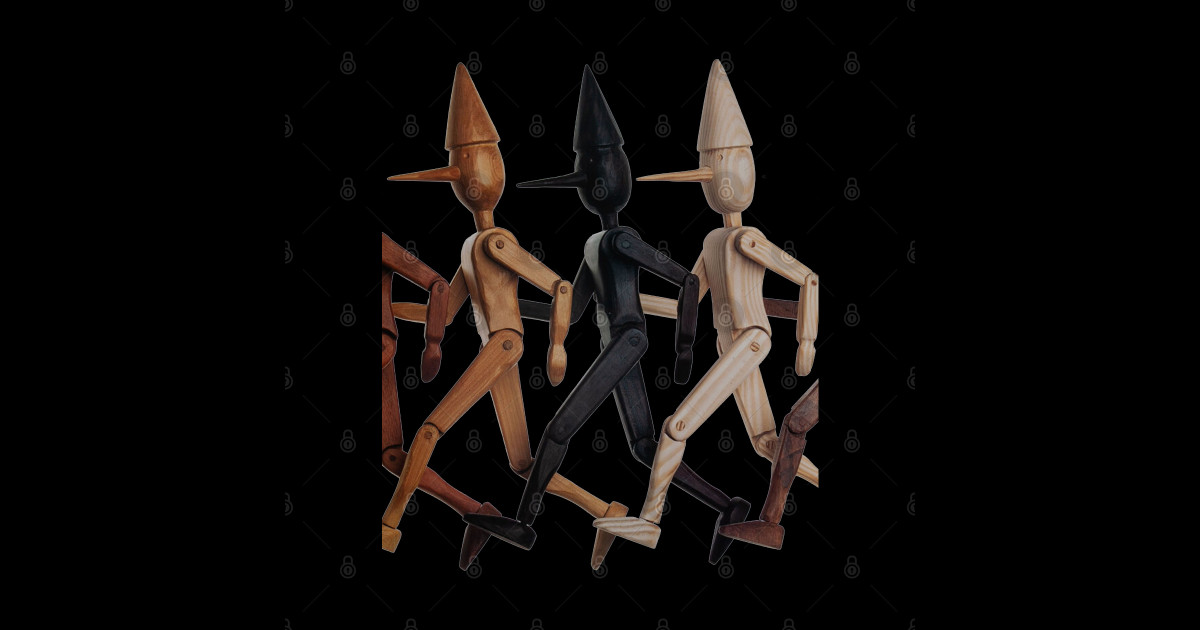 Wooden Puppet Marionette - Geppetto - Sticker | TeePublic