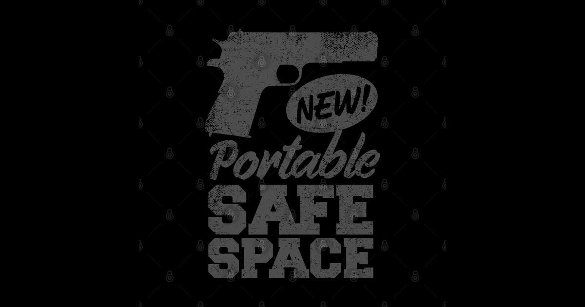 Portable Safe Space - Guns - Sticker | TeePublic