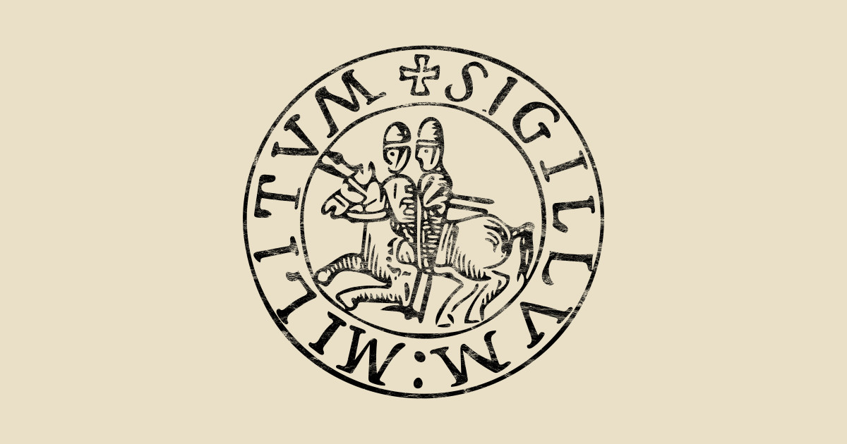 Knights Templar Sigil - Templar - T-Shirt | TeePublic
