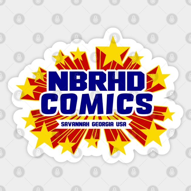 80s Neighborhood Comics Logo - Comics - Sticker | TeePublic